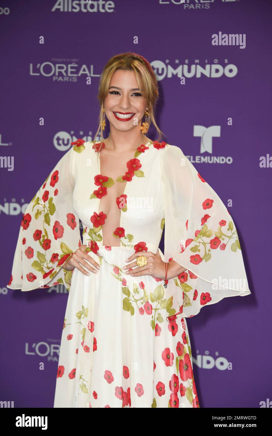 Fabiola Arace attends the 2017 Premios Tu Mundo at the American ...