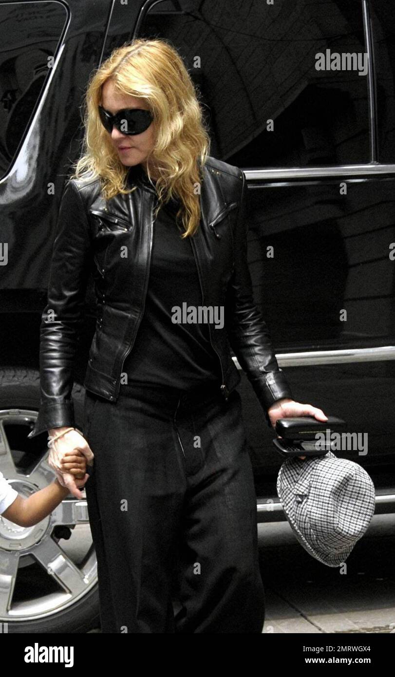 Madonna brings along her children David Banda, Rocco and Lourdes as she ...