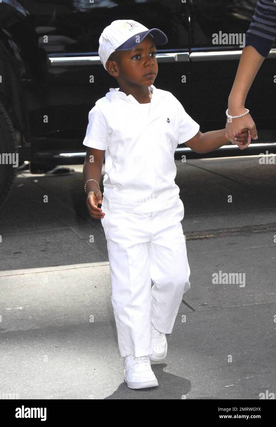 Madonna, son David Banda and reported boyfriend Jesus Luz arrive at the ...