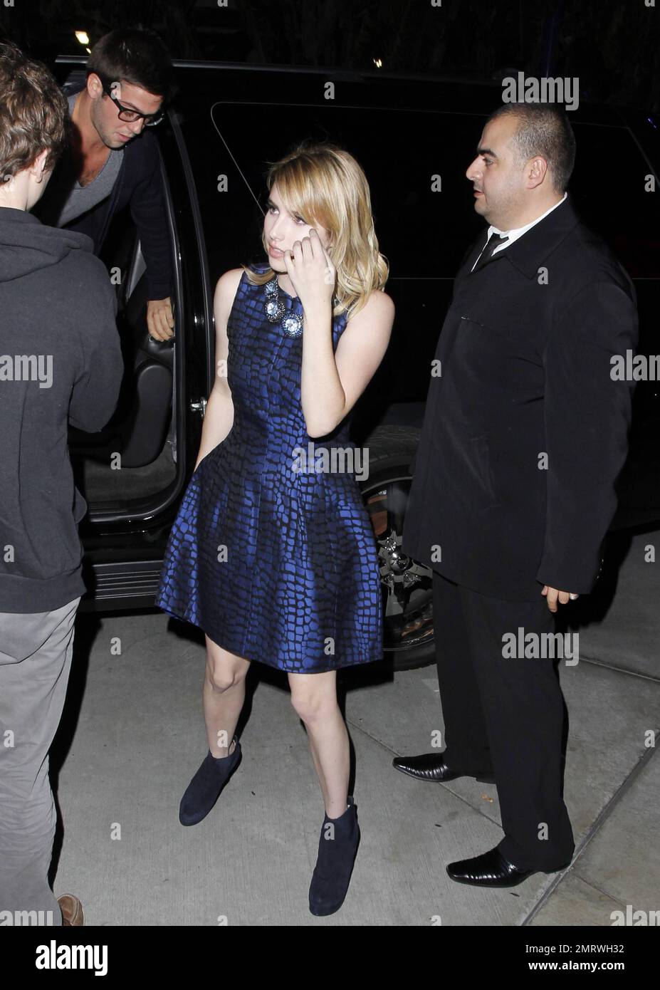 Emma Roberts Arrives At The Madonna Mdna Concert At The Staples Center