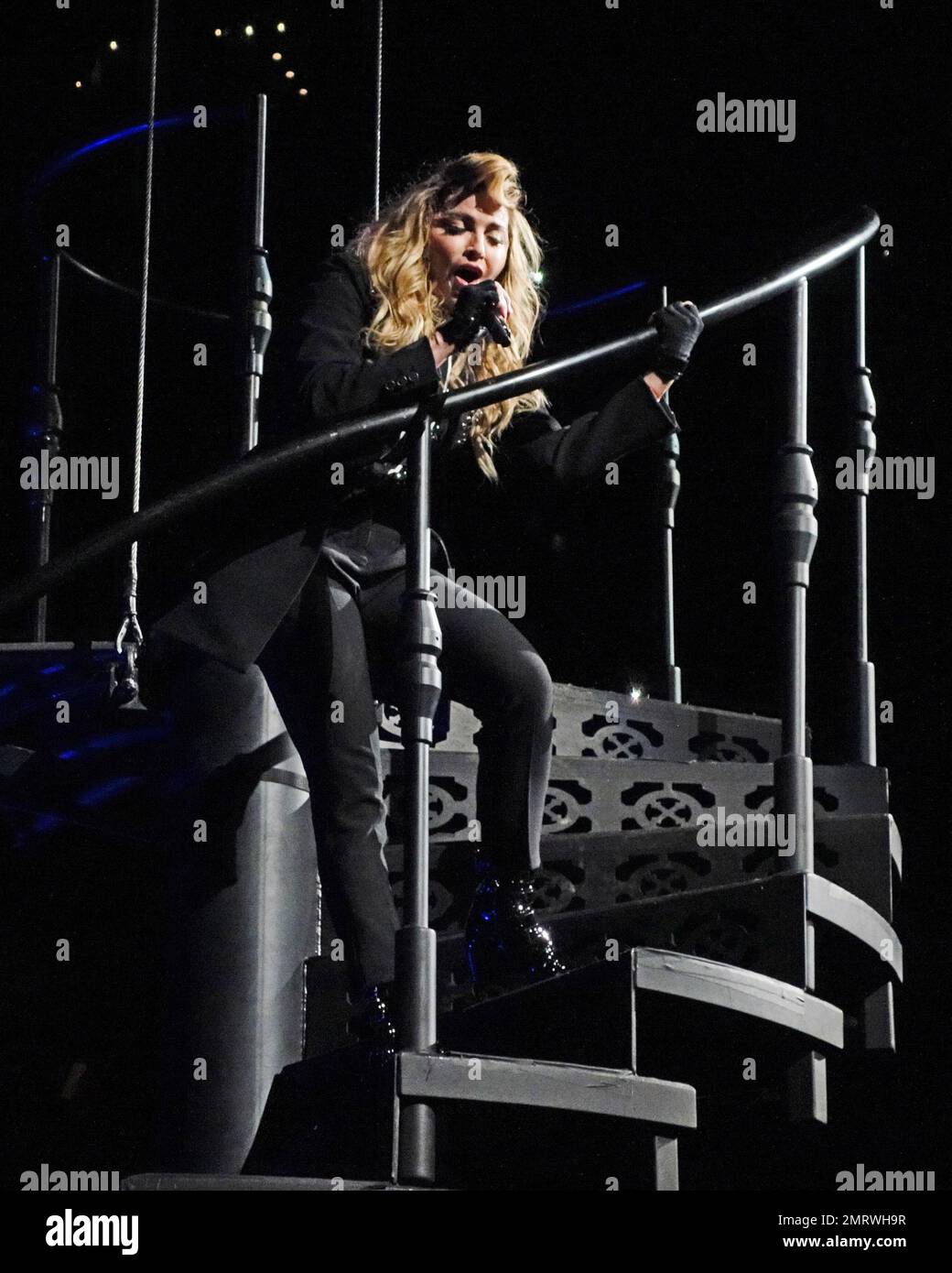 Madonna performs live during her Rebel Heart Tour at American Airlines ...