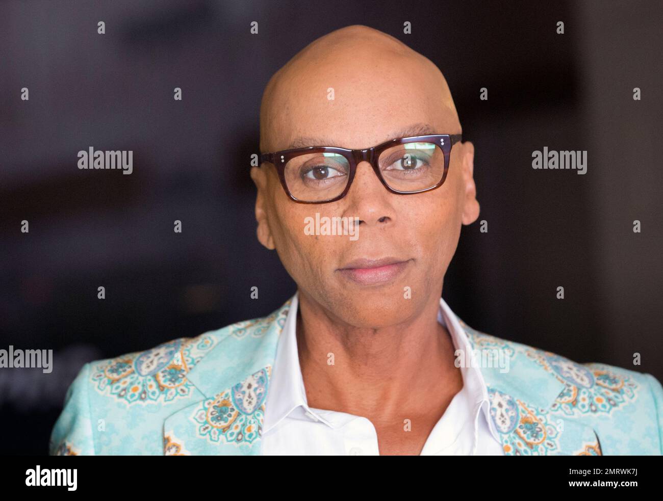 In this Aug. 8, 2017 photo, RuPaul, host of "RuPaul's Drag Race," poses ...