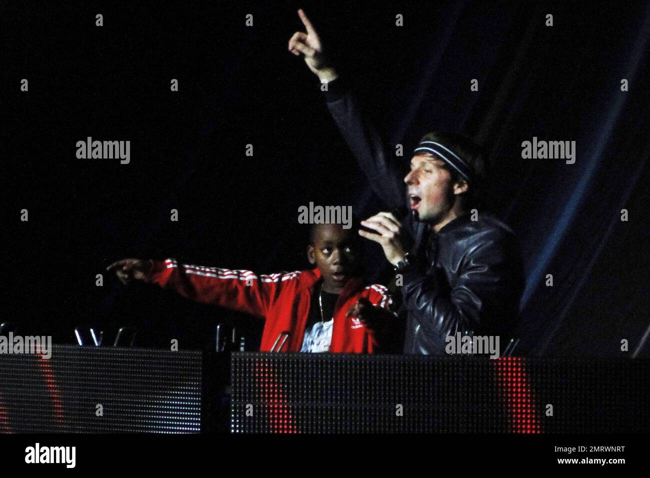 Madonna's son David performs for the first time as DJ with Martin ...