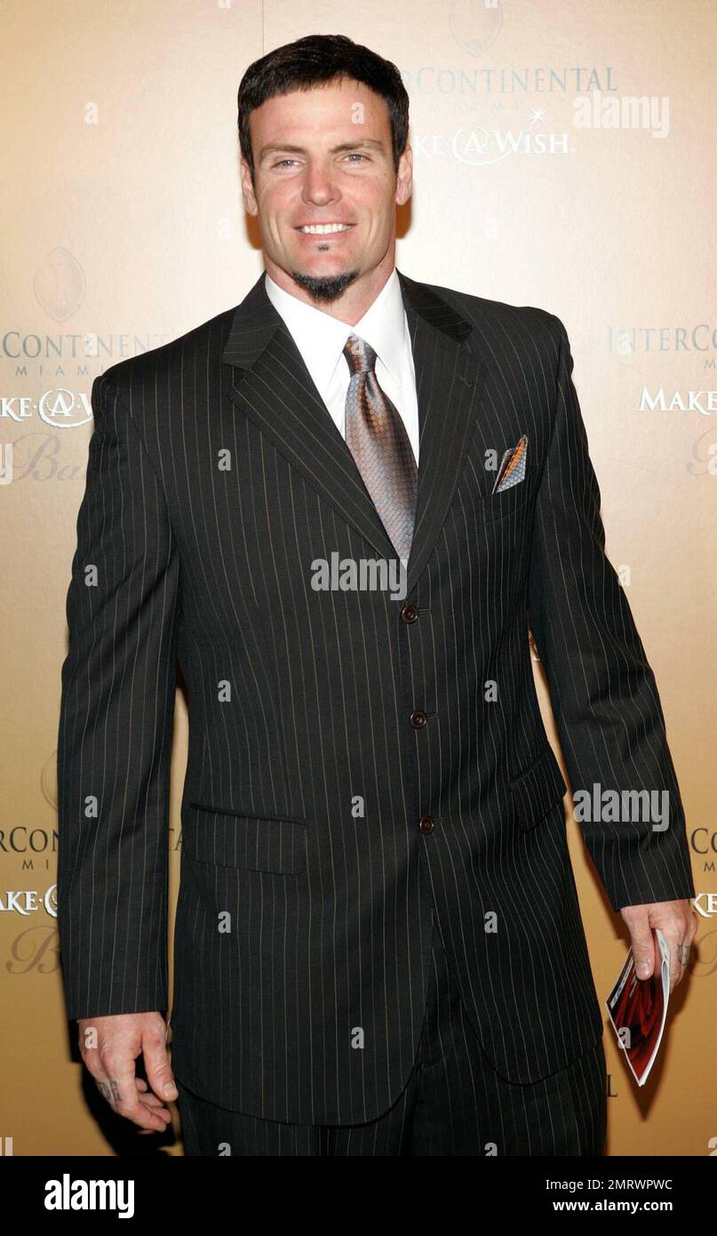Rob Van Winkle aka "Vanilla Ice" arrives for the 13th Annual InterContinental Make-A-Wish Ball ...
