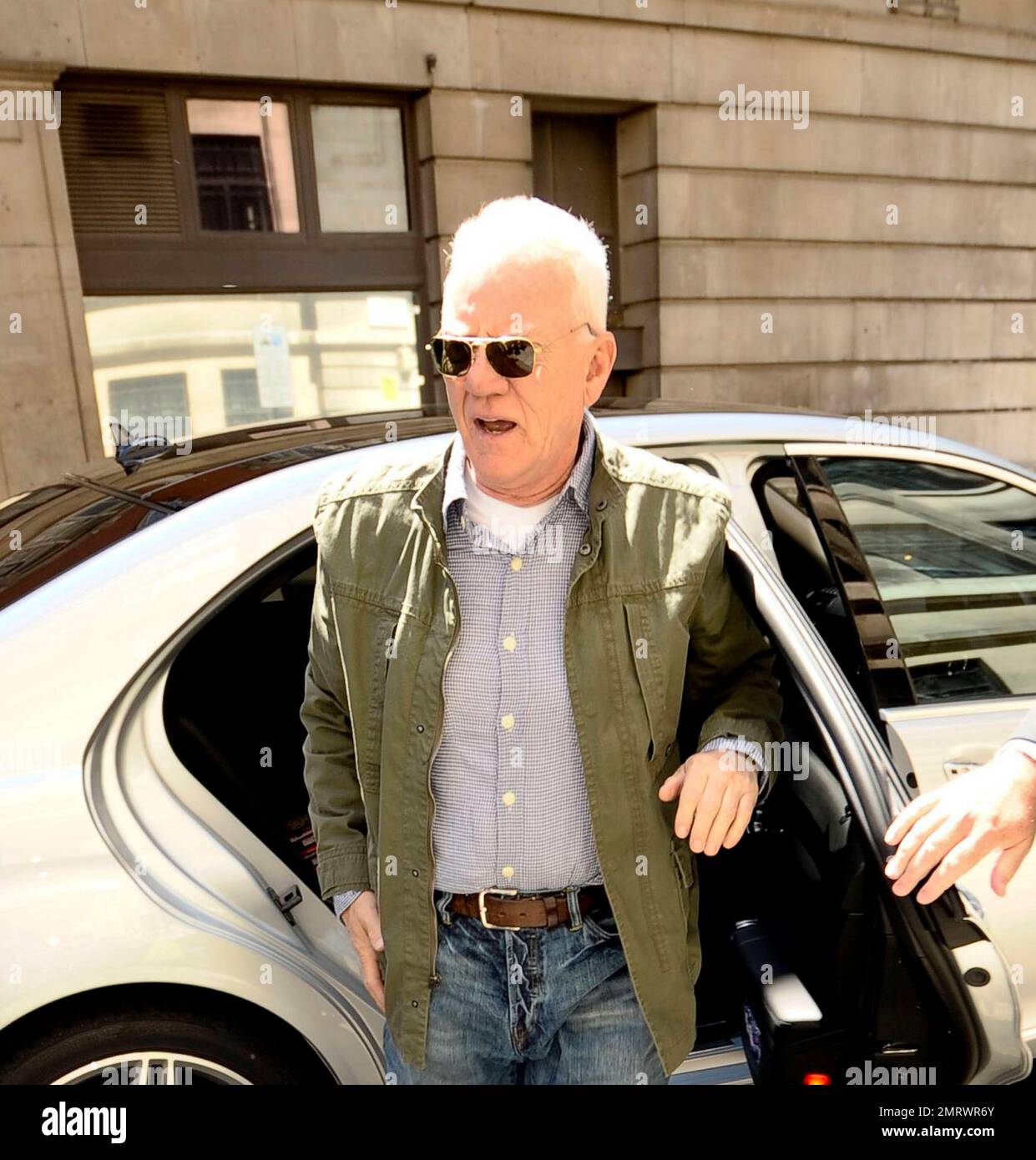 "A Clockwork Orange" actor Malcolm MacDowell arrives to BBC Radio 2 ...
