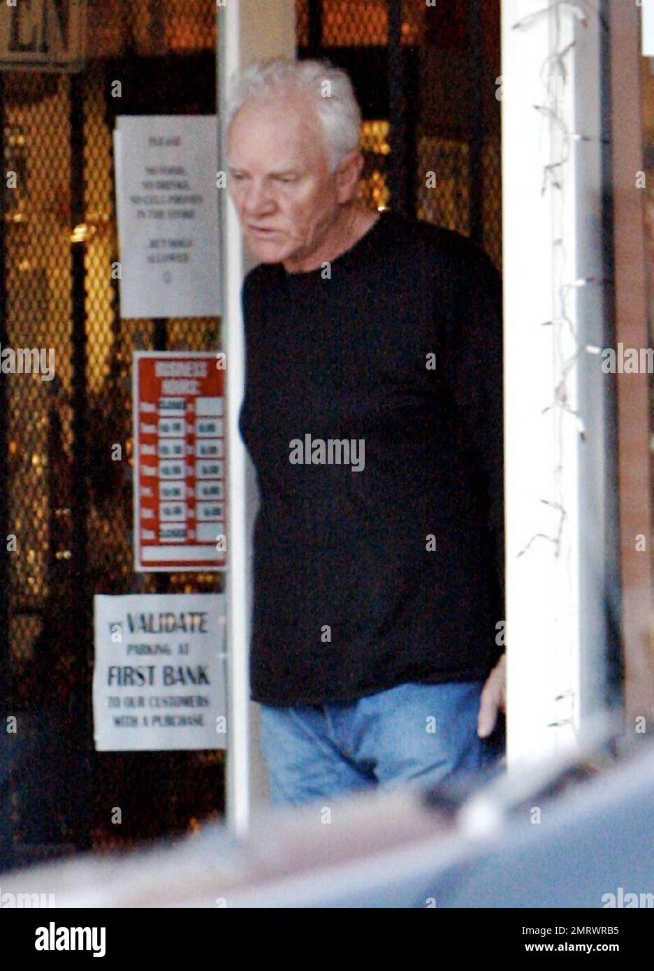 Malcolm mcdowell wife kelly son hi-res stock photography and images - Alamy