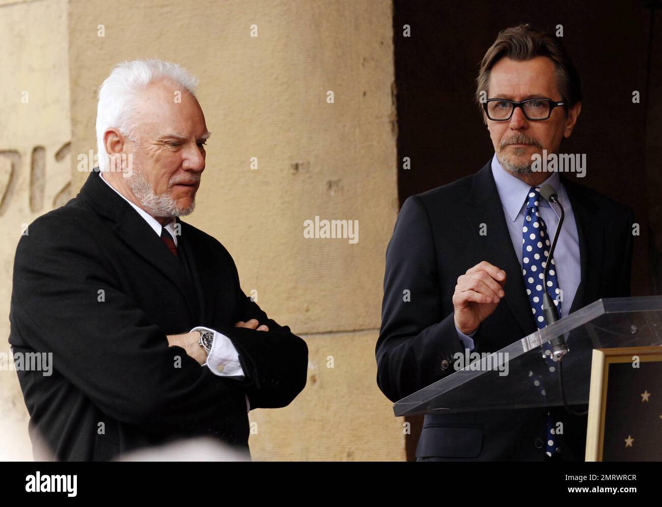 Actor Malcolm McDowell receives his star on the Hollywood Walk of Fame ...