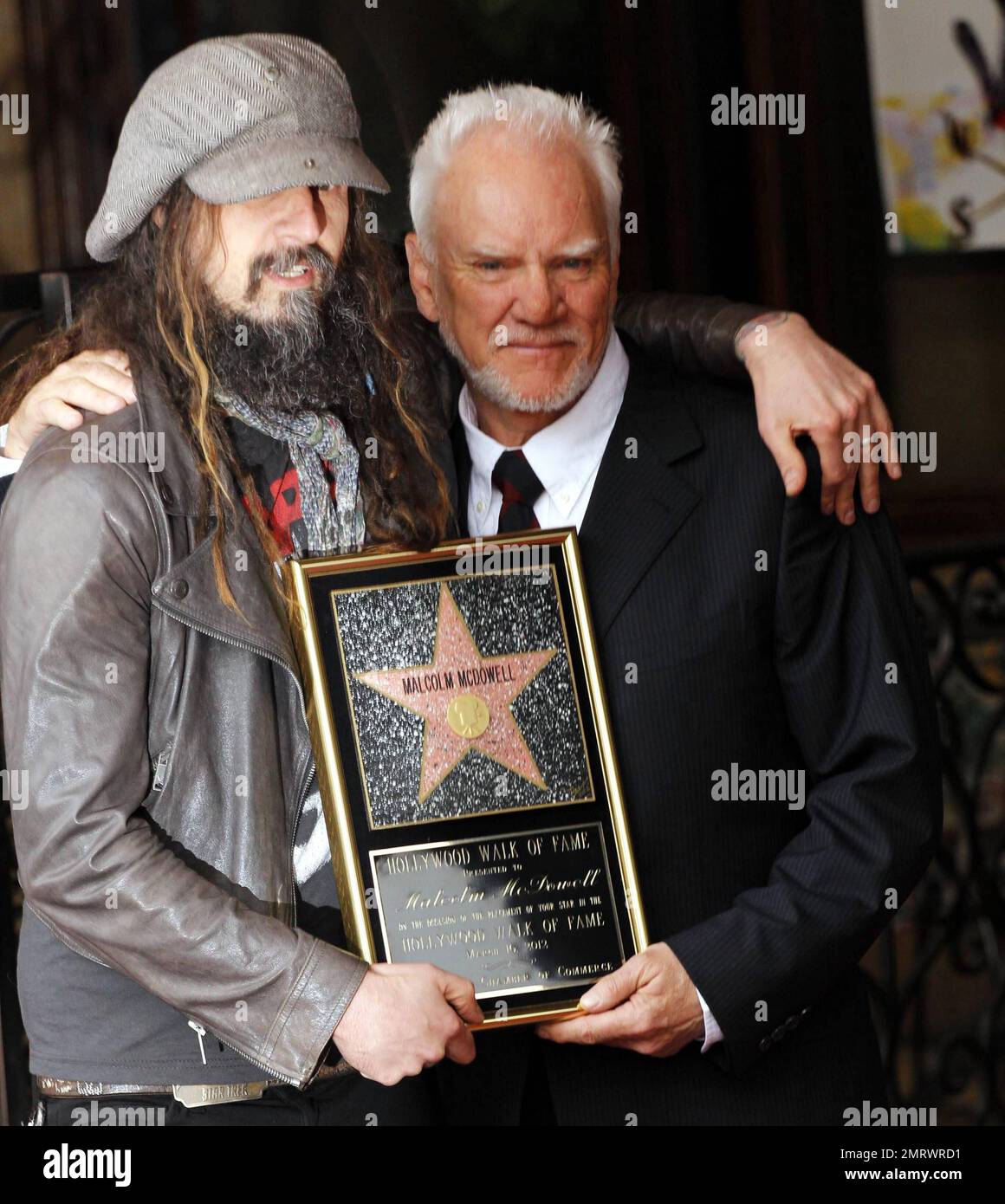 Actor Malcolm McDowell receives his star on the Hollywood Walk of Fame ...