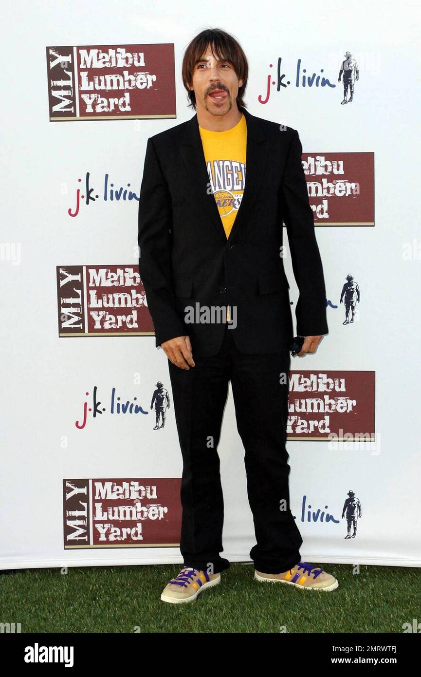 Anthony Kiedis at the grand opening of the Malibu Lumber Yard an ...