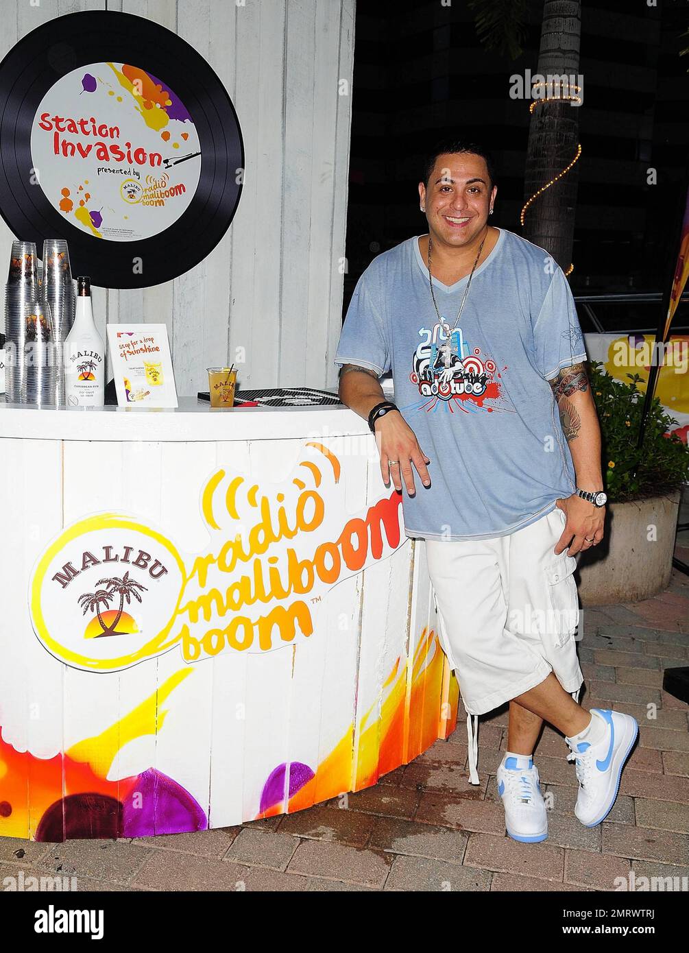 DJ Skribble attends the Kick Off of Malibu Station Invasion 10-city ...