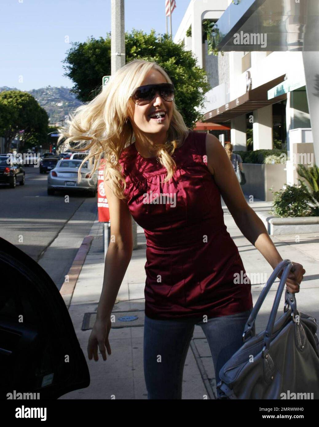 Exclusive!! Malin Akerman shopping at Intermix on Robertson Blvd ...