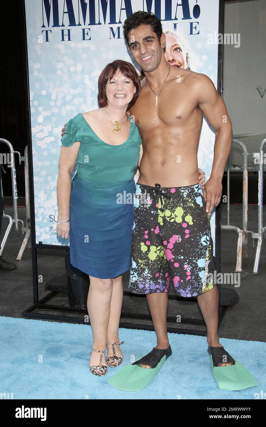 Screenwriter Catherine Johnson at the premiere of "Mamma Mia!" at The ...