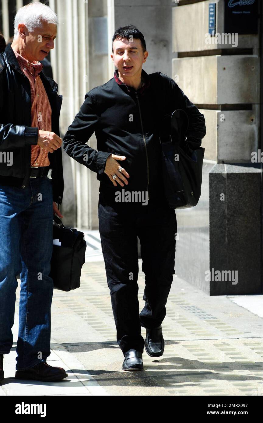 1980s pop icon and singer for Soft Cell Marc Almond looks very thin and ...