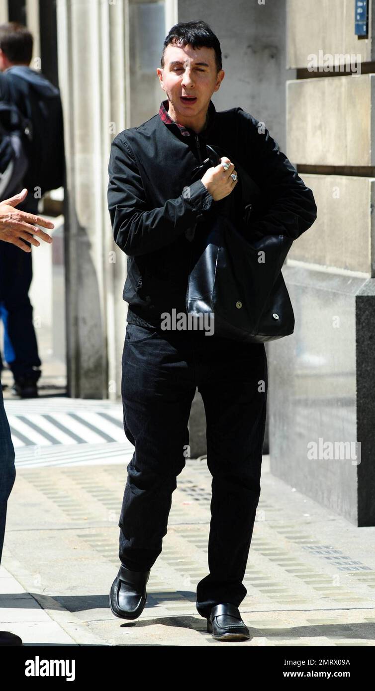 1980s pop icon and singer for Soft Cell Marc Almond looks very thin and ...