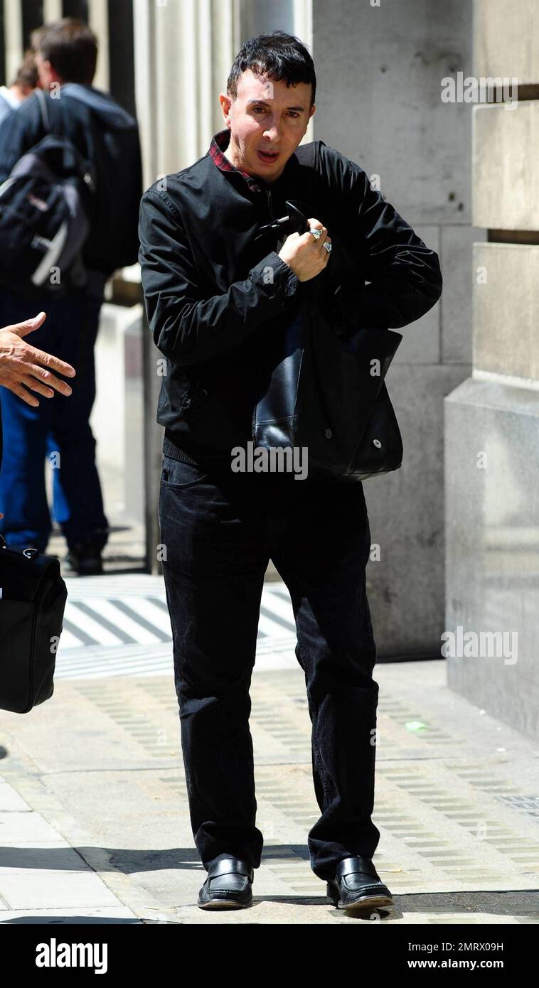 1980s pop icon and singer for Soft Cell Marc Almond looks very thin and ...