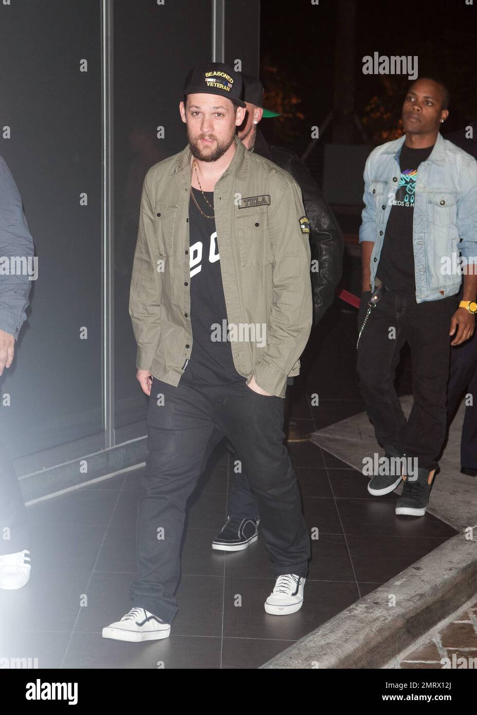 Benji and Joel Madden attend Marc Anthony's 43rd birthday party ...
