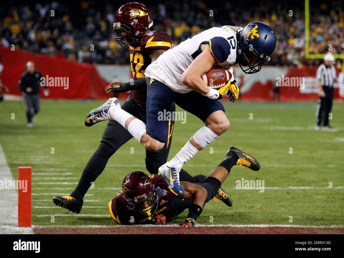 File-This Jan. 3, 2016, file photo shows West Virginia's David Sills ...
