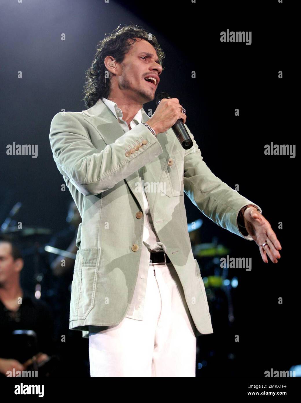 Marc Anthony performs in concert, at the American Airlines Arena, in ...