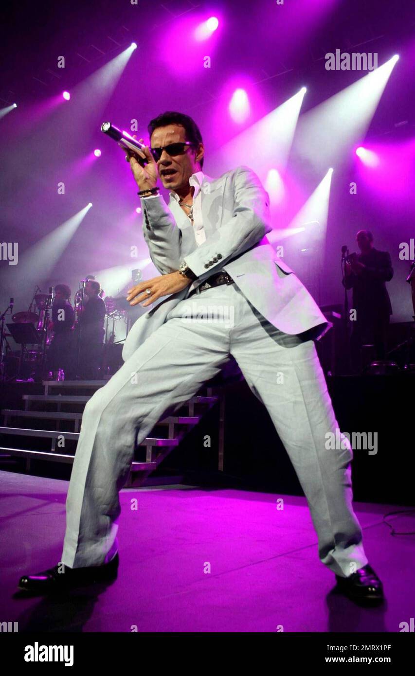 Award-winning Salsa singer, actor and producer Marc Anthony heats up ...