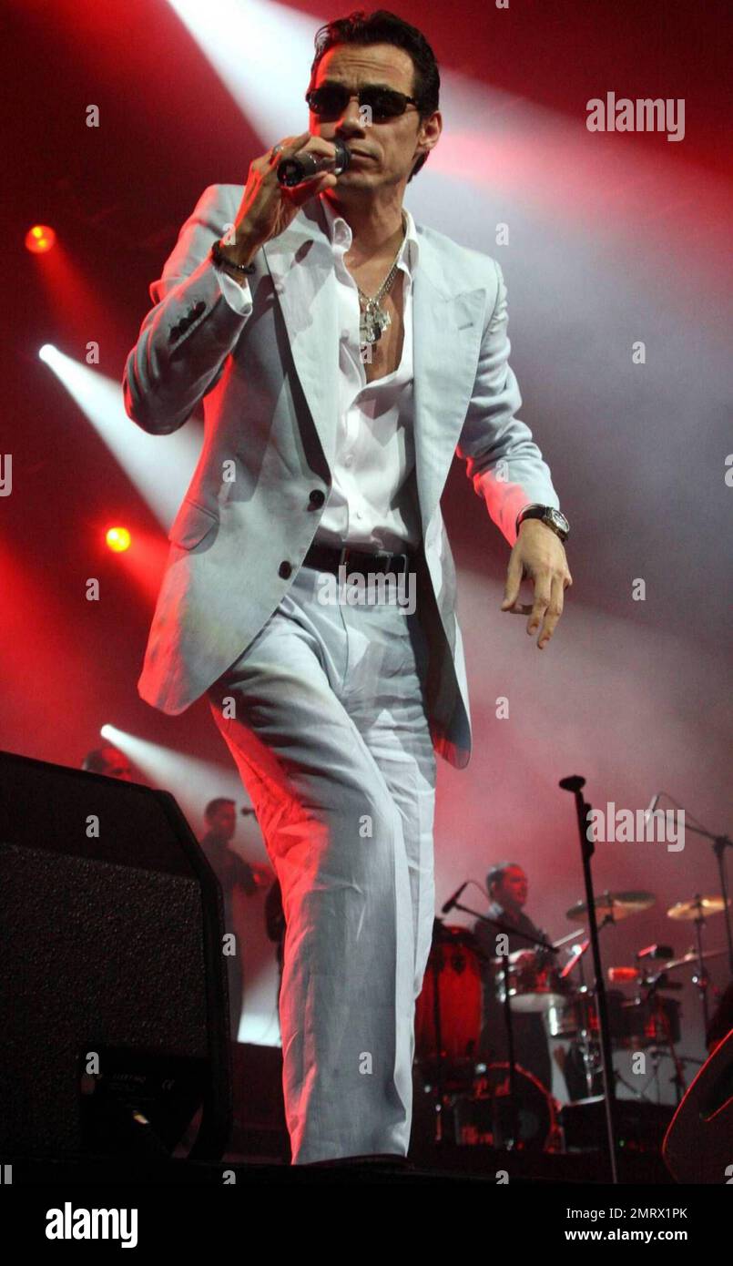Award-winning Salsa singer, actor and producer Marc Anthony heats up ...
