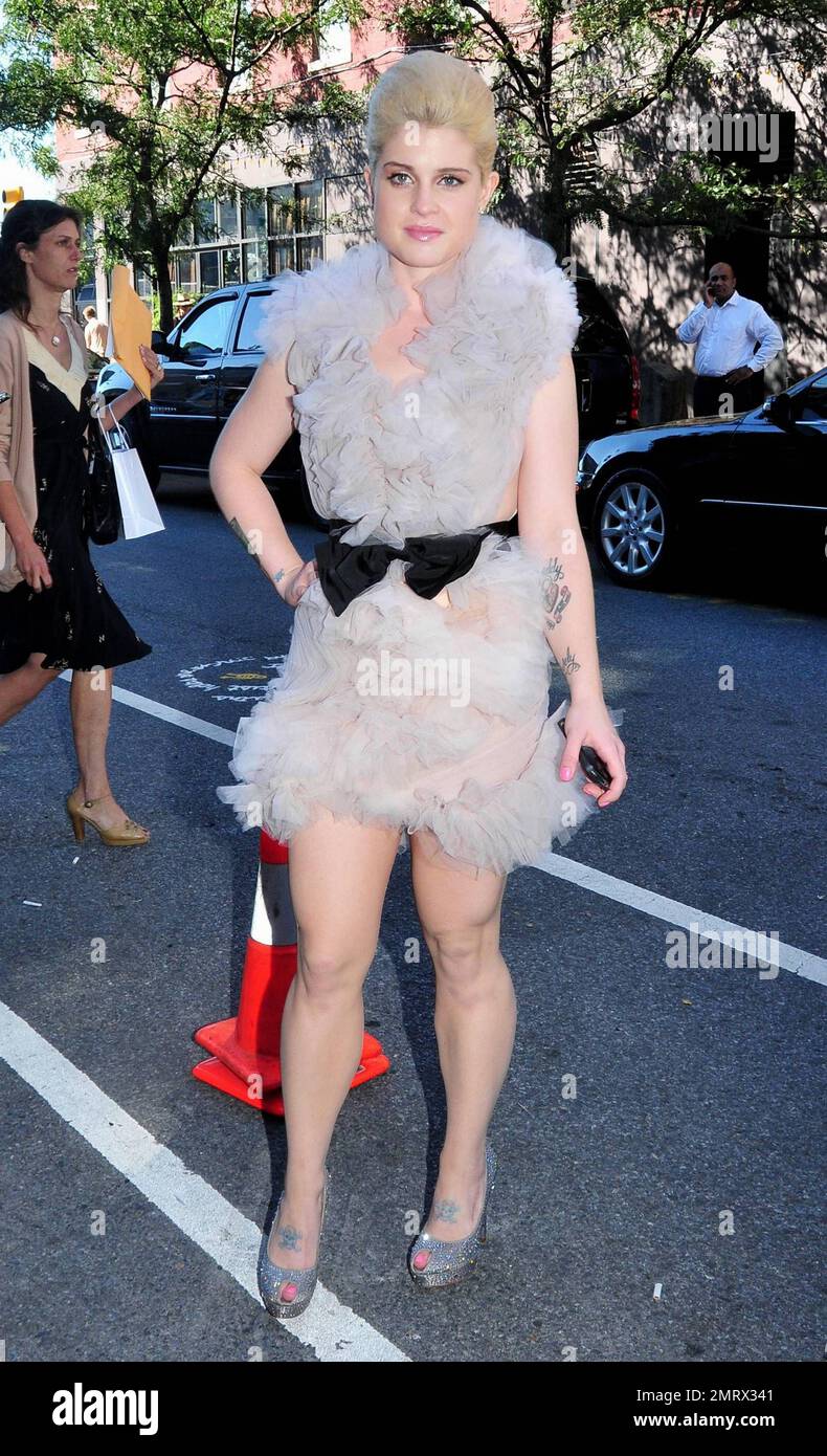 Kelly Osbourne at the Marchesa fashion show during Mercedes Benz ...