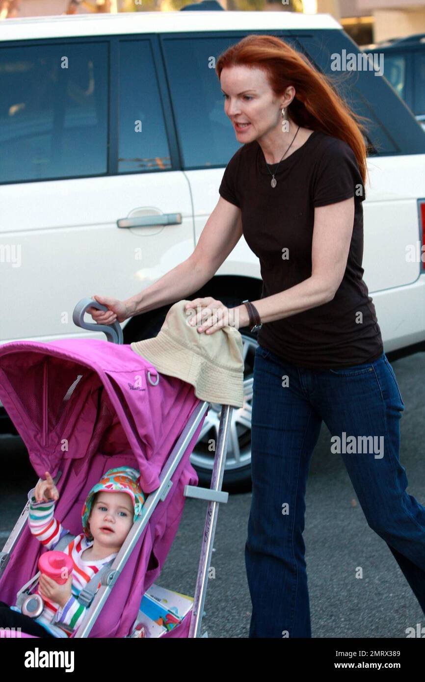 Exclusive!! "Desperate Housewives" star Marcia Cross and one of her ...