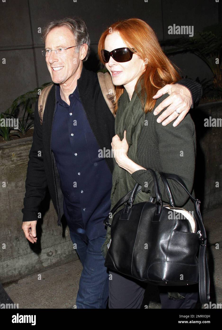 "Desperate Houswives" star Marcia Cross and husband Tom Mahoney look ...