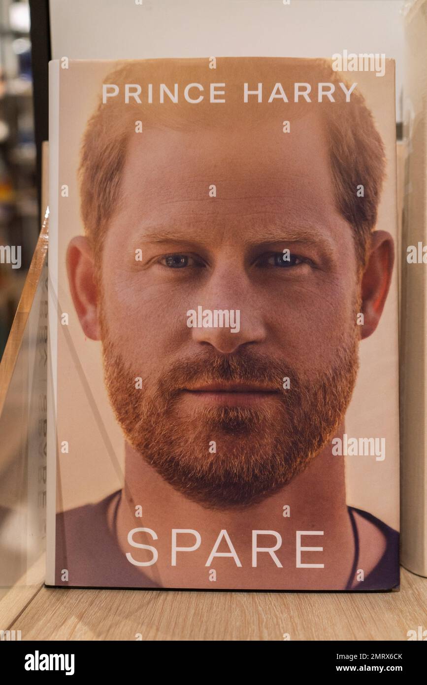 Prince Harry autobiography Spare Stock Photo - Alamy
