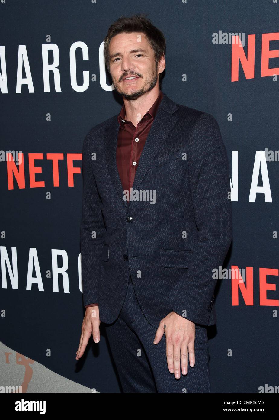Actor Pedro Pascal attends the Netflix series "Narcos" season three ...