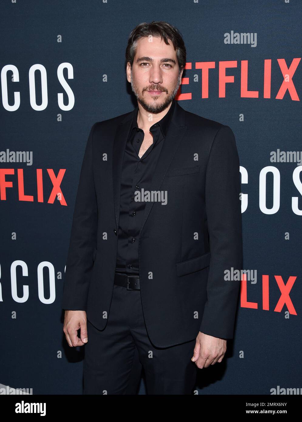Actor Alberto Ammann attends the Netflix series "Narcos" season three ...