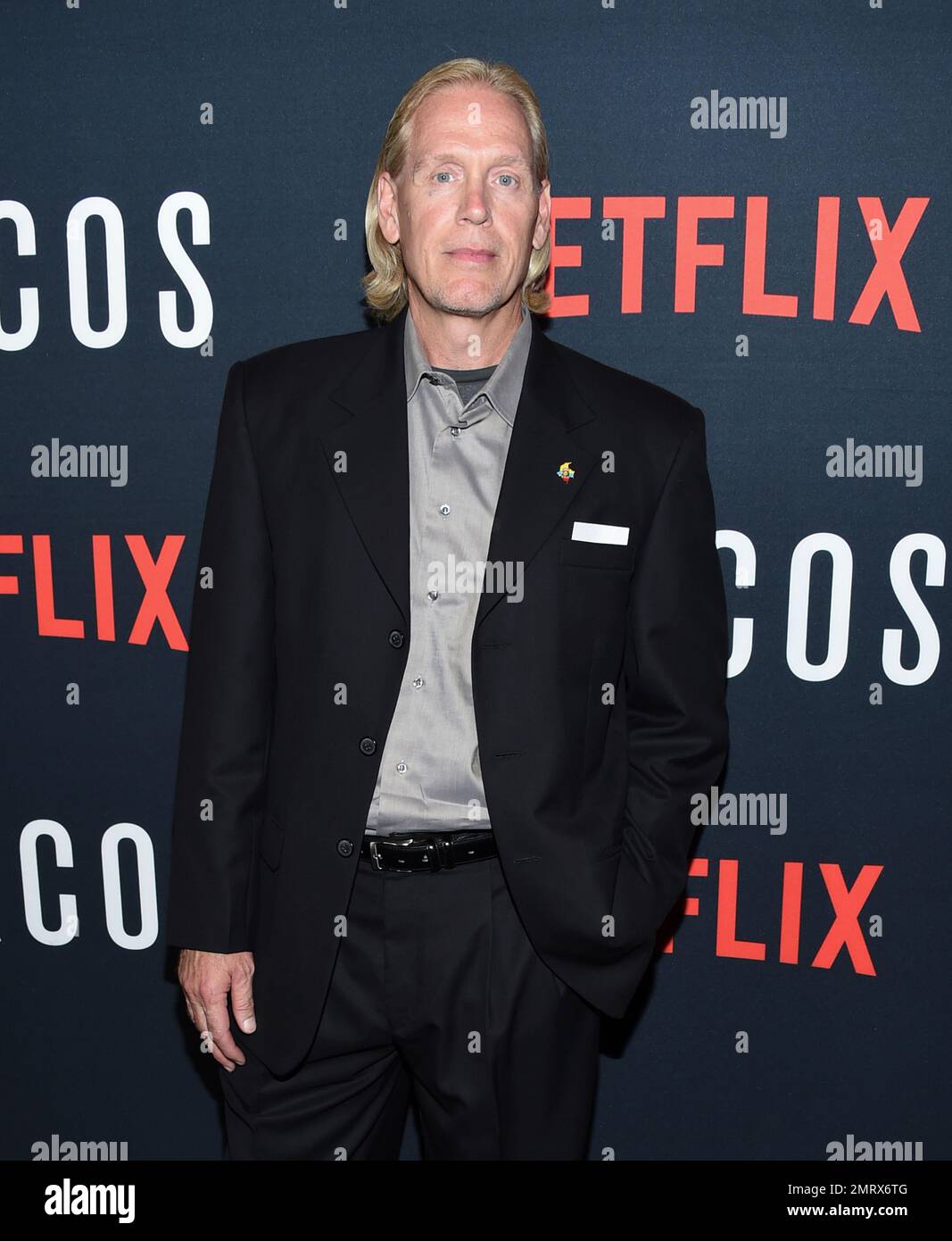 Former DEA agent Chris Feistl attends the Netflix series "Narcos ...