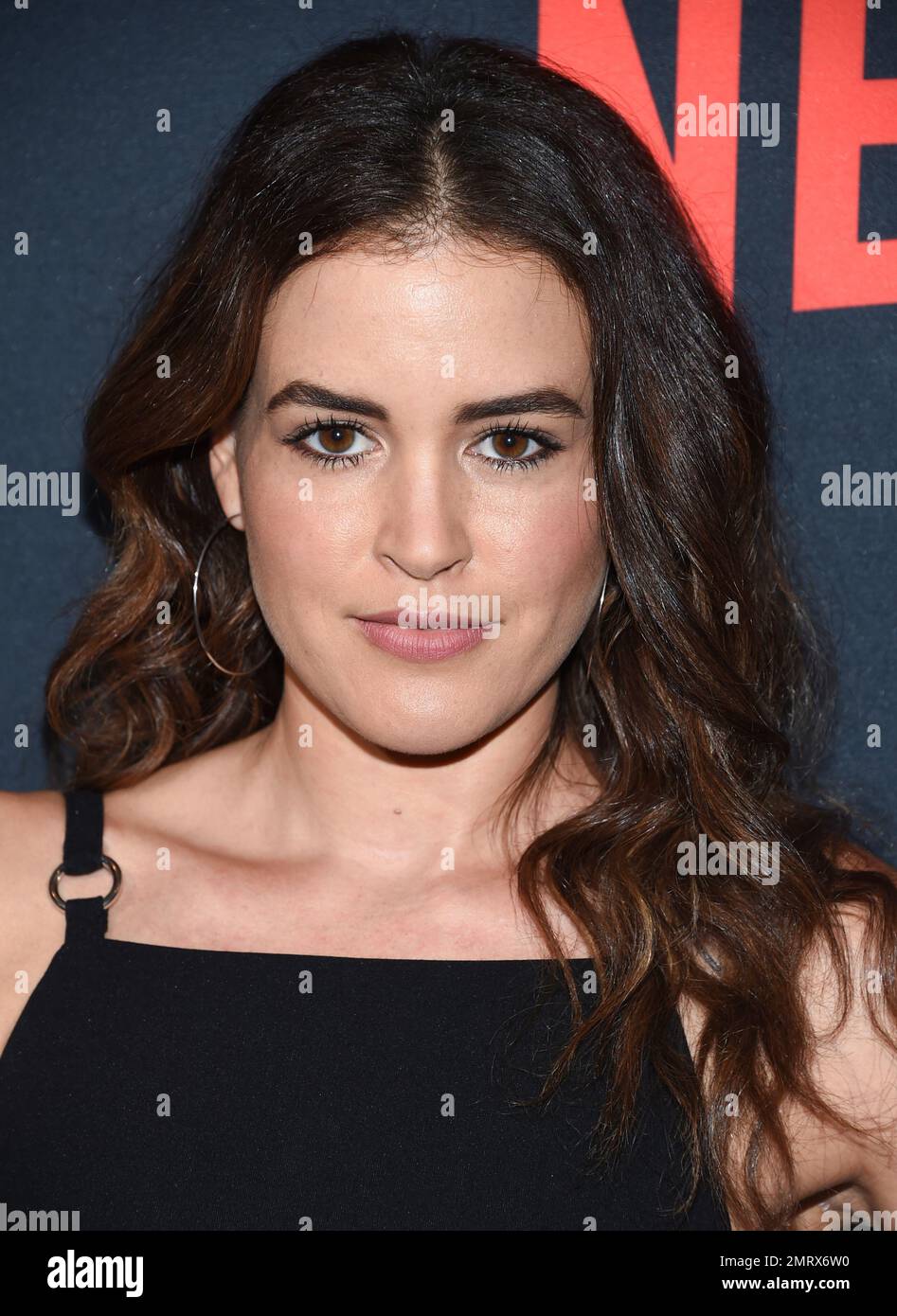 Victoria Perez attends the Netflix series "Narcos" season three premiere at AMC Loews Lincoln ...