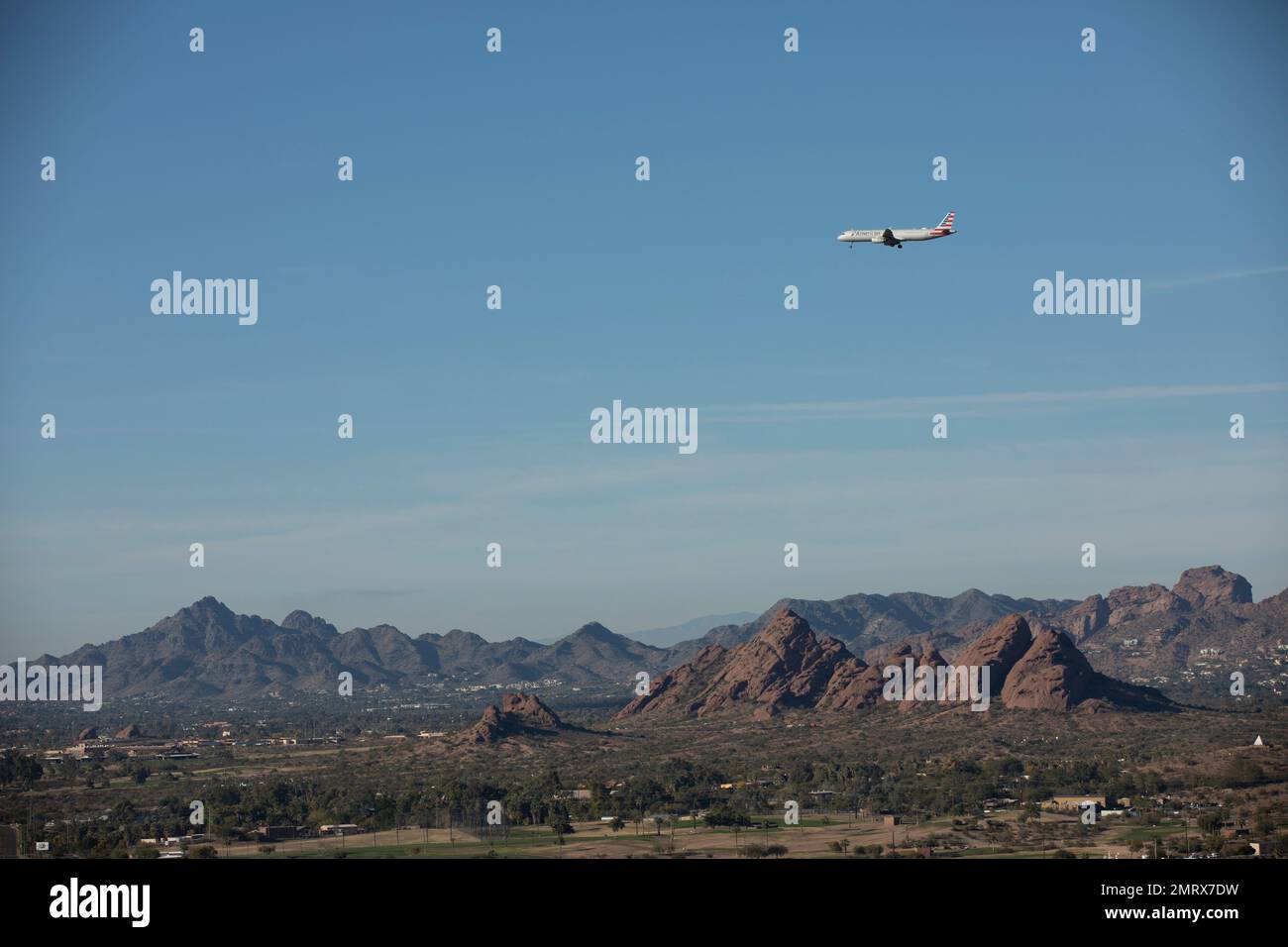 Tempe, Arizona, USA - January 4, 2022: An American Airlines jet plane ...