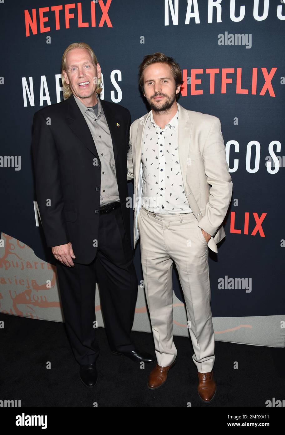 Former DEA agent Chris Feistl, left, and actor Michael Stahl David ...