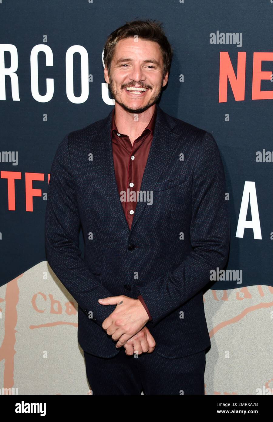 Actor Pedro Pascal attends the Netflix series "Narcos" season three ...