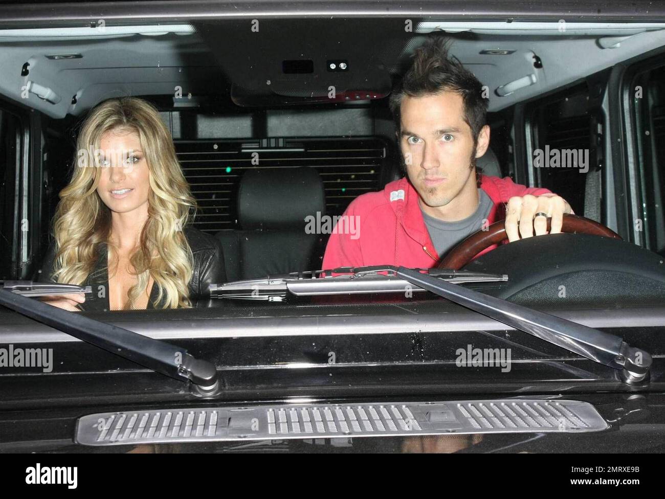 Marisa Miller and boyfriend Griffin Guess enjoy an evening out together ...