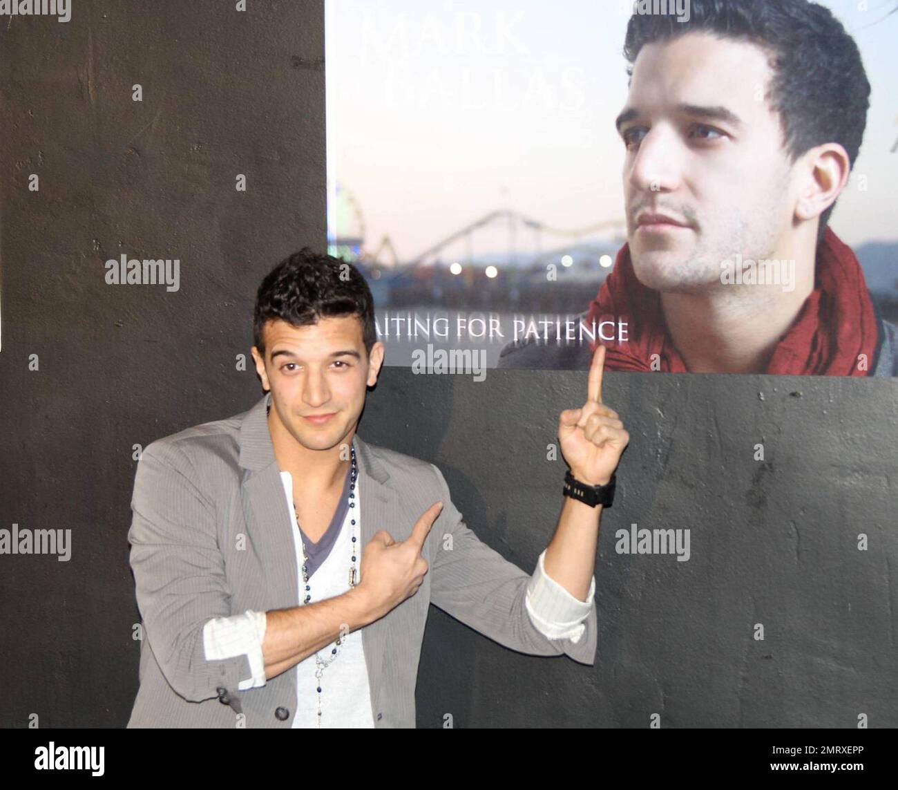 Singer and former "Dancing with the Stars" contestant Mark Ballas ...