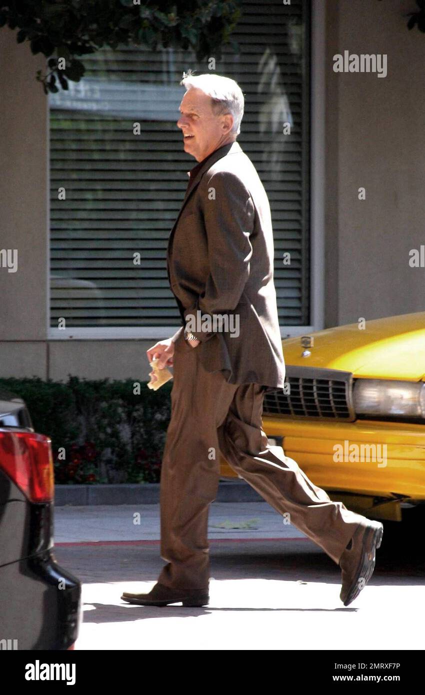 Exclusive!! Mark Harmon was seen filming his hit TV show, "NCIS" on ...