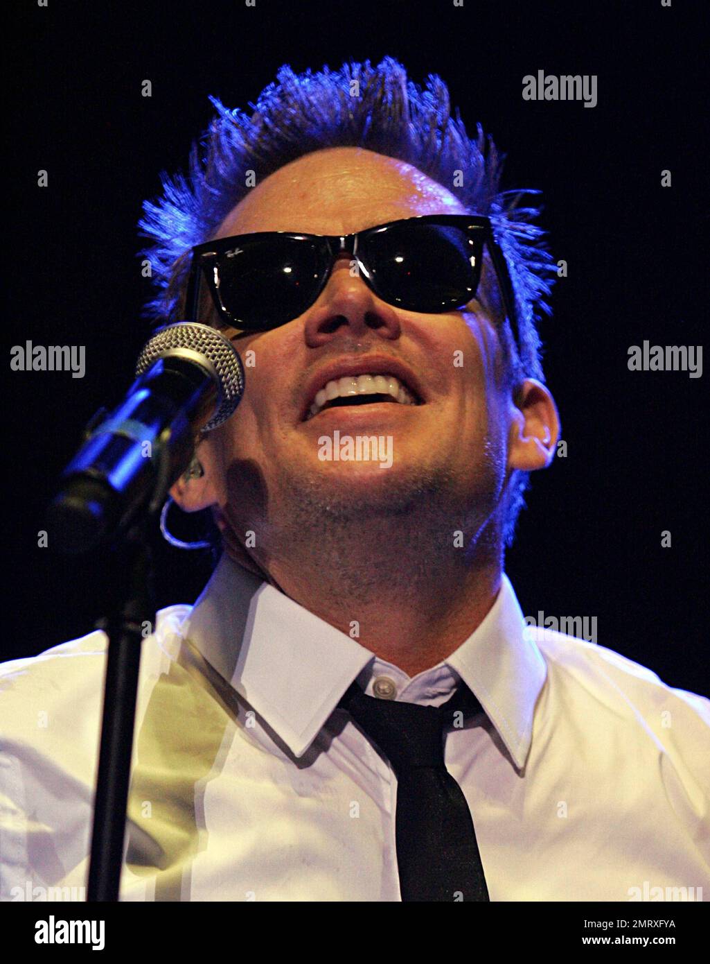 Mark McGrath of 'Sugar Ray' performs in concert as part of the ...