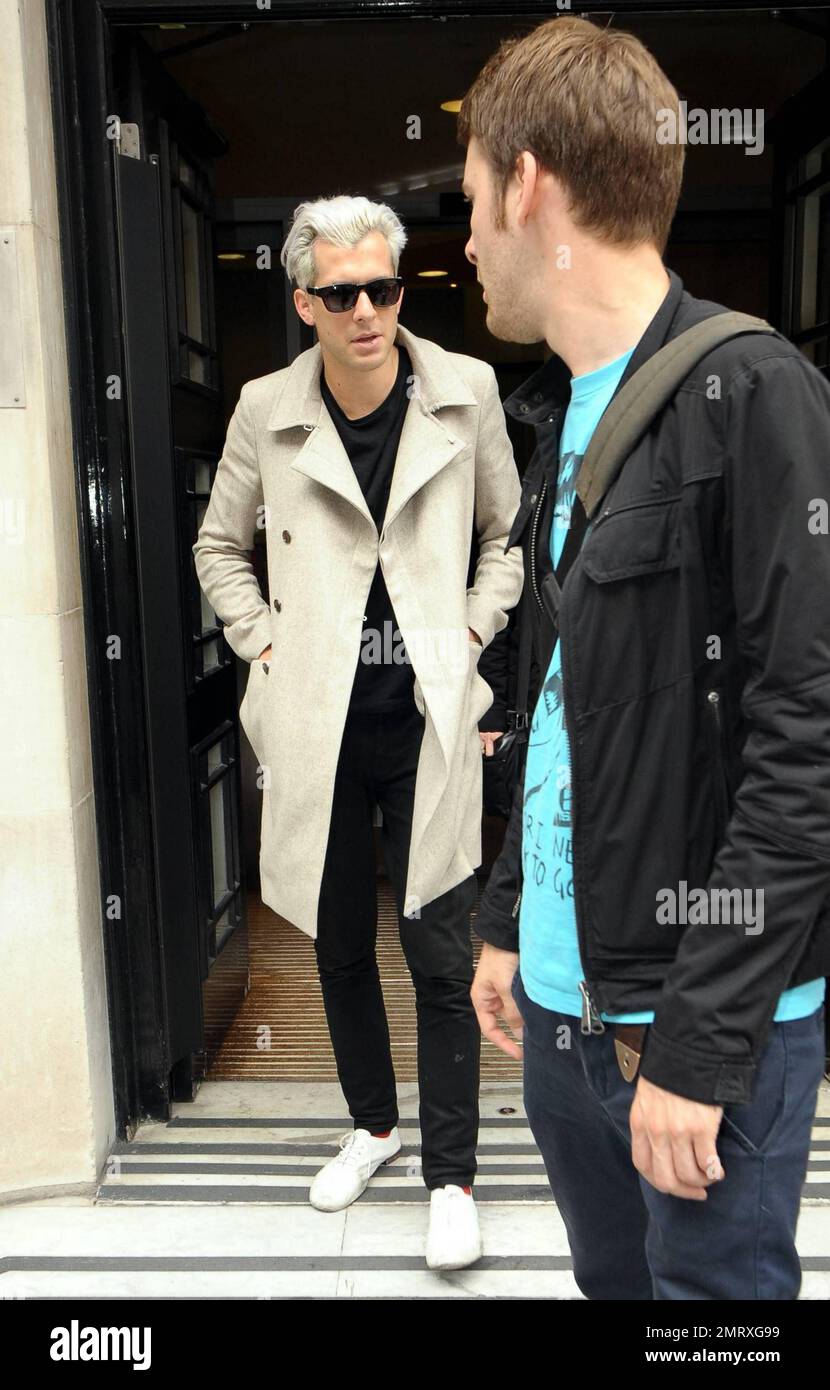 DJ Mark Ronson leaves BBC Radio 2 after an appearance in London, UK. 9 ...