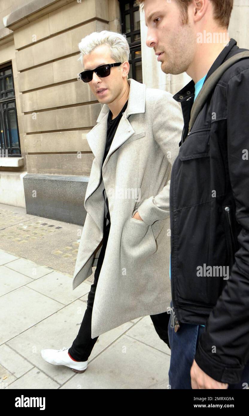 DJ Mark Ronson leaves BBC Radio 2 after an appearance in London, UK. 9 ...