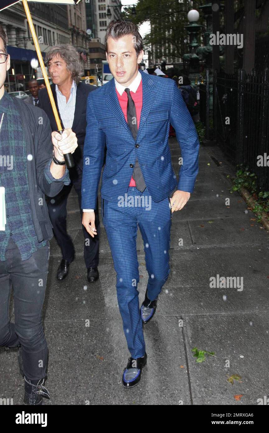 Mark Ronson attends Charlotte Ronson's fashion show at the Mercedes ...