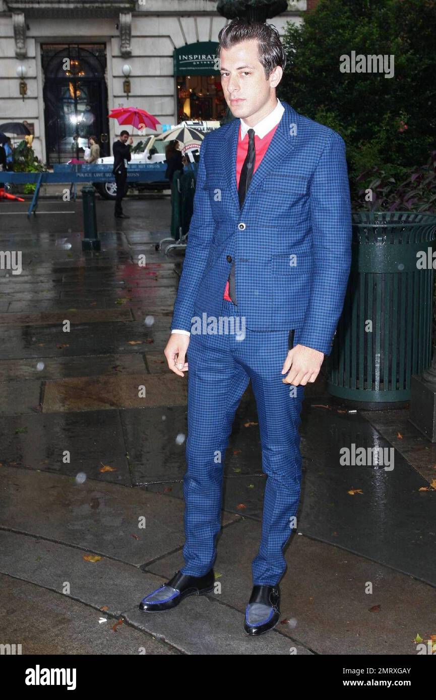 Mark Ronson attends Charlotte Ronson's fashion show at the Mercedes ...