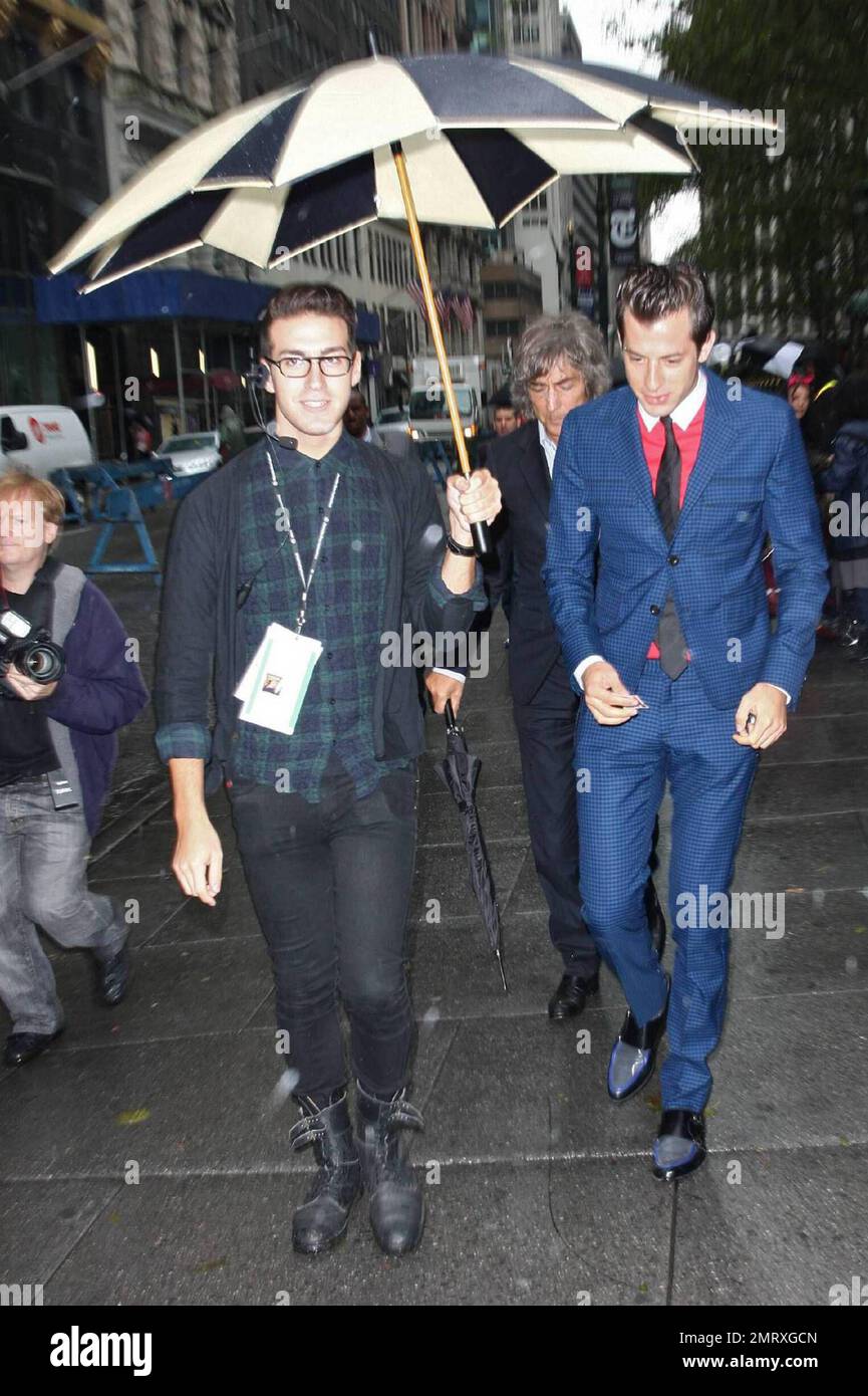 Mark Ronson attends Charlotte Ronson's fashion show at the Mercedes ...
