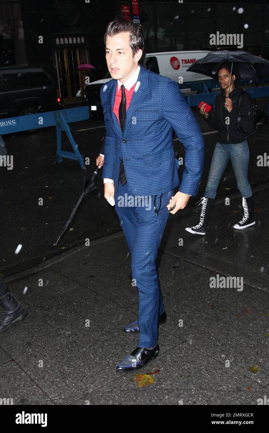 Mark Ronson attends Charlotte Ronson's fashion show at the Mercedes ...
