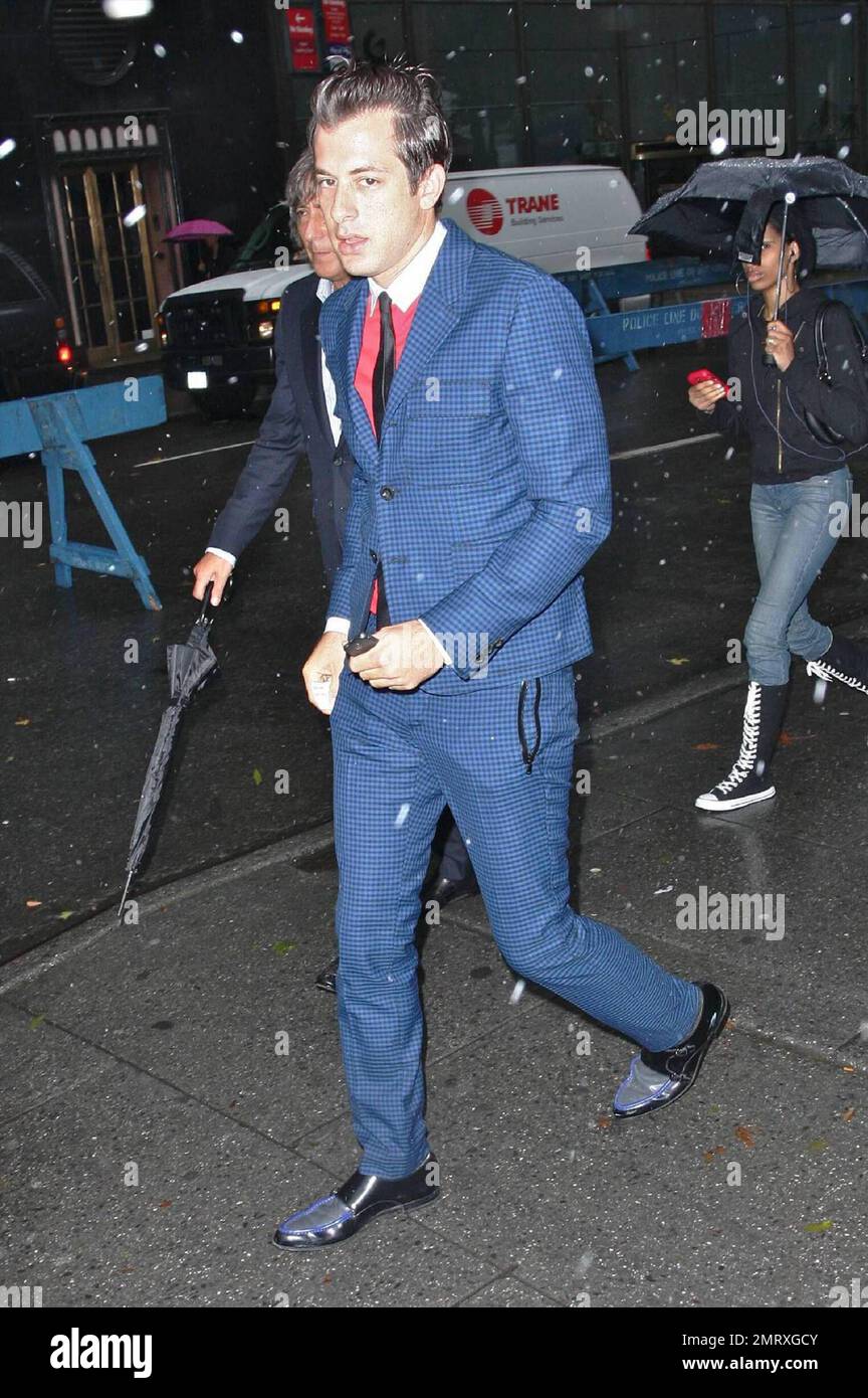 Mark Ronson attends Charlotte Ronson's fashion show at the Mercedes ...