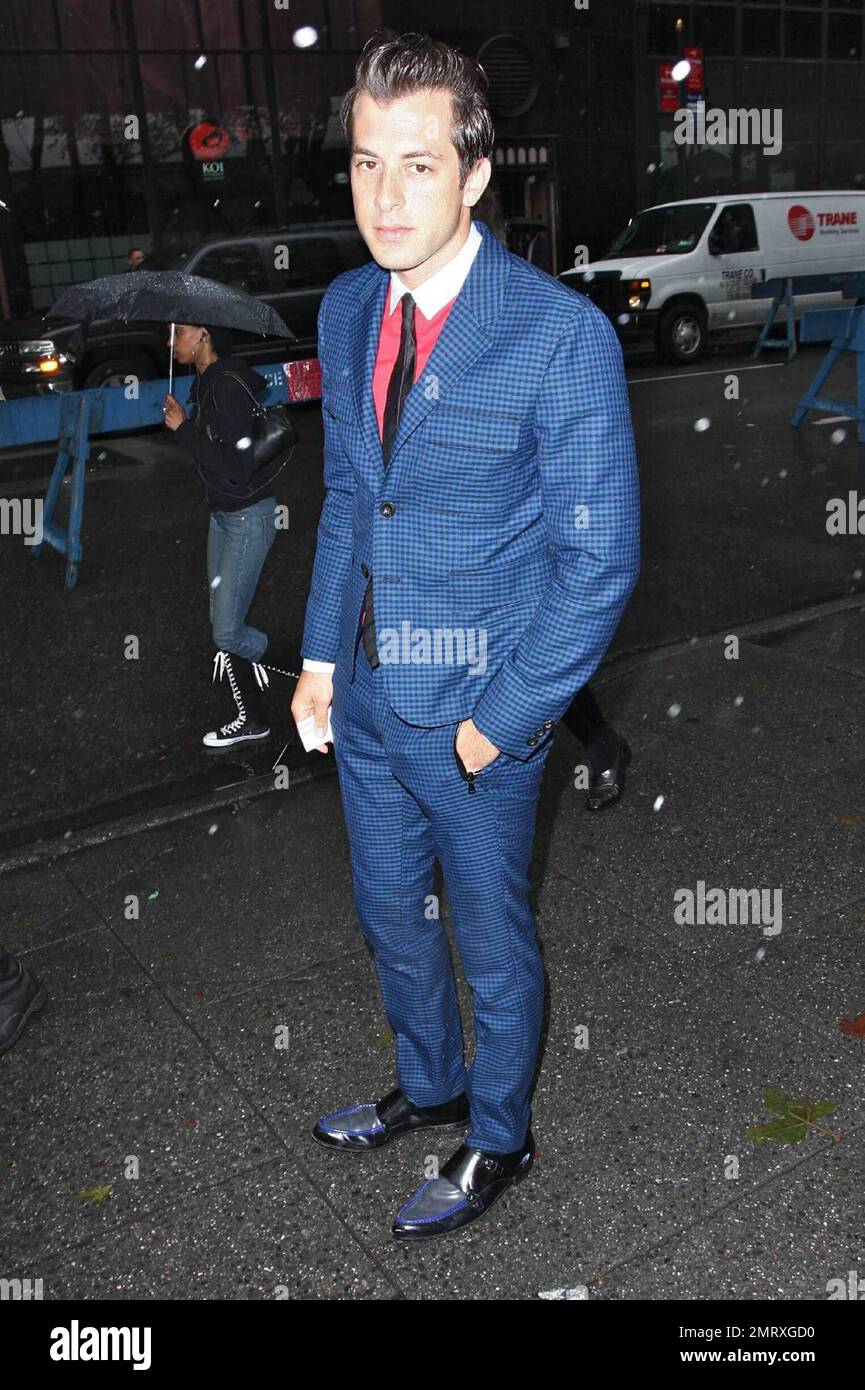 Mark Ronson attends Charlotte Ronson's fashion show at the Mercedes ...