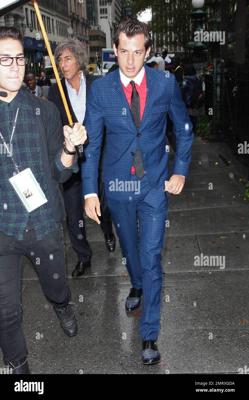 Mark Ronson attends Charlotte Ronson's fashion show at the Mercedes ...
