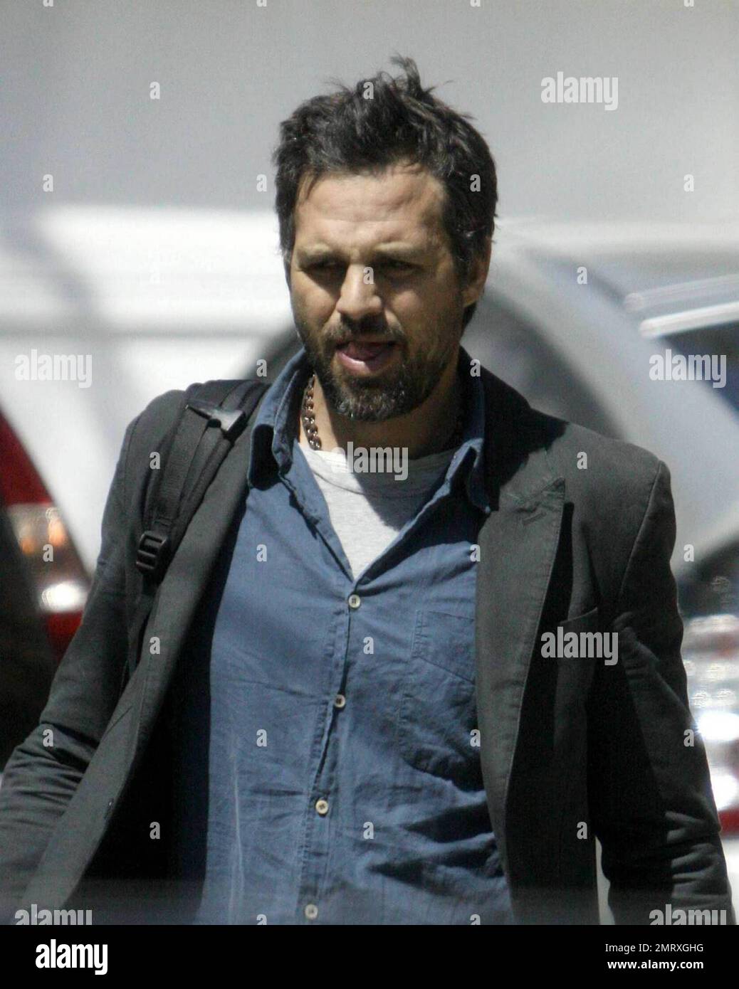Exclusive!! Actor Mark Ruffalo was seen heading to a special effects ...