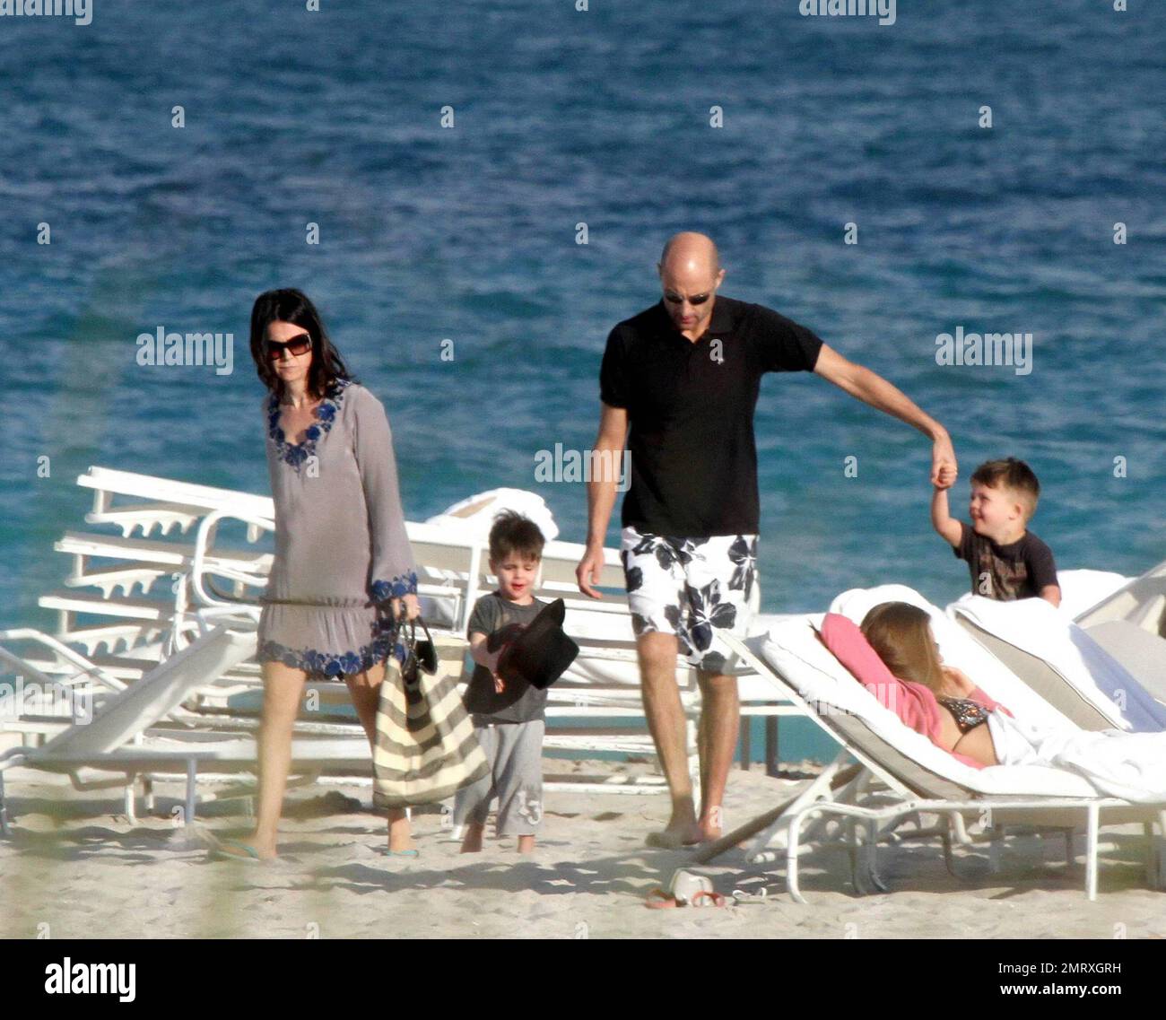 EXCLUSIVE!! British actor Mark Strong spends Christmas Eve on the beach ...